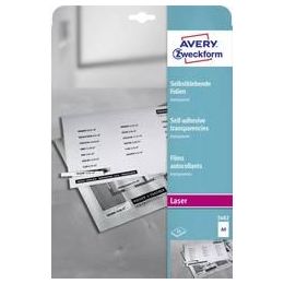 Avery-Zweckform 3482 3482 Selbstklebefolie DIN A4 Laserdrucker Transparent 25 St.