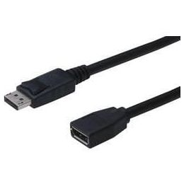 Digitus DisplayPort Verl&auml;ngerungskabel DisplayPort Stecker, DisplayPort Buchse 2.00 m Schwarz AK-340200-020-S DisplayPort-Kabel
