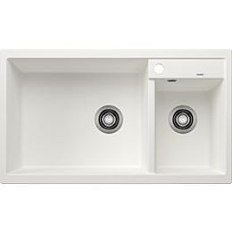 Blanco Spüle 513269 86x50cm, PuraDur weiß, links, ohne Ablauffernbedienung