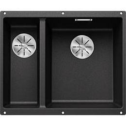 Blanco Subline 340/160-u Spüle 523558 55,5x46cm, PuraDur anthrazit, rechts, für Unterbau