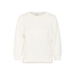 Kaffe Pullover Damen Gr&ouml;&szlig;e L wei&szlig; / perlwei&szlig;