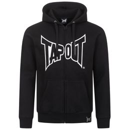 Tapout Sweatjacke 'Marfa' Herren Gr&ouml;&szlig;e L schwarz / wei&szlig;
