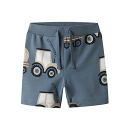 name it Shorts 'NMMJame' Jungen Gr&ouml;&szlig;e 110 saphir / greige / schwarz / wei&szlig;