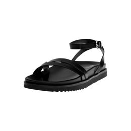 Pull&Bear Pull&bear Sandale Damen Gr&ouml;&szlig;e 36 schwarz