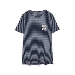 V&eacute;ro Moda VERO MODA Shirt 'VMSIMONE' female size XL Navy / White