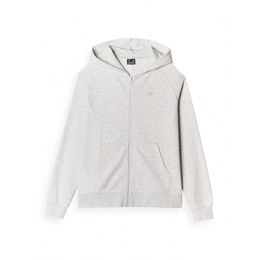 4F Sportsweatjacke Damen Gr&ouml;&szlig;e M graumeliert