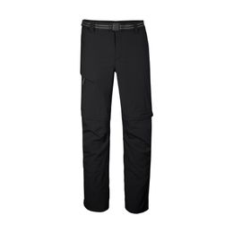 Zip-off-Hose Killtec "KOS 13 MN PNTS", Herren, Gr. 56, Normalgr&ouml;&szlig;en, schwarz, Obermaterial: 100% Polyester, Hosen, wasserabweisend, schnelltrocknend, abzippbare Beine, inkl. G&uuml;rtel