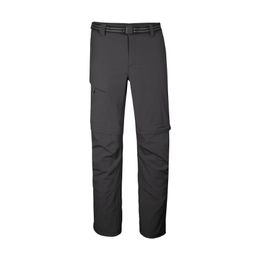 Zip-off-Hose Killtec "KOS 13 MN PNTS", Herren, Gr. 56, Normalgr&ouml;&szlig;en, grau (anthrazit), Obermaterial: 100% Polyester, Hosen, wasserabweisend, schnelltrocknend, abzippbare Beine, inkl. G&uuml;rtel