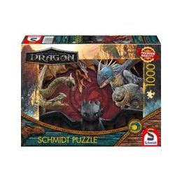 Schmidt Spiele Drachenz&auml;hmen leicht gemacht: Dragons are Real, Puzzle 1000 Teile