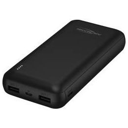 Ansmann PB212 Powerbank 20000 mAh Smart IC LiPo Micro USB, USB-C&reg;, USB Schwarz Statusanzeige