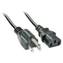 Lindy 30338 2m US 3 Pin an C13 Netzkabel