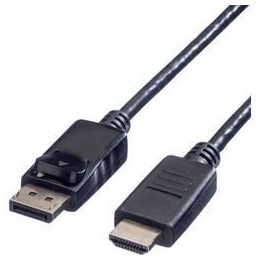 VALUE DisplayPort Kabel DP - HDTV, ST/ST, schwarz, 1 m