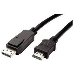 VALUE DisplayPort Kabel DP - HDTV, ST/ST, schwarz, 2 m