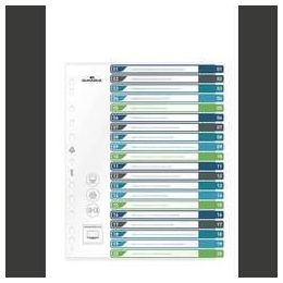 Durable 679727 Register DIN A4+ 1-20 Polypropylen Mehrfarbig 20 Registerbl&auml;tter 679727