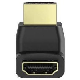 hama 00205164 High Speed HDMI&trade;-Winkeladapter, Stecker - Kupplung, 90&deg;