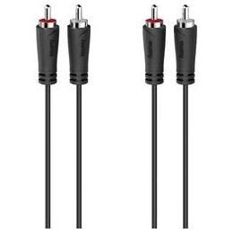 hama 00205093 Audio-Kabel, 2 Cinch-Stecker - 2 Cinch-Stecker, 5,0 m