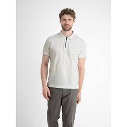 Lerros Poloshirt »Herren Poloshirt mit Reißverschlusskragen« BROKEN WHITE XXL XXL MODERN FIT (schmale Passform)