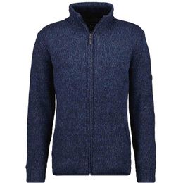 Ragman Strickfleecejacke Marineblau S4648 S4648 Mit warmen Innenfutter