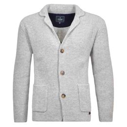 Ragman Strickfleecejacke Grau-011 XL5254 XL5254 Blazer Strickjacke