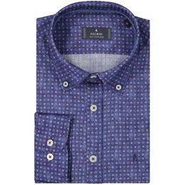 Ragman Herren Ragman Henleyshirt blau XL