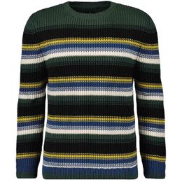 Ragman Rundhalspullover Grau-197 48 48 Strickpullover Rundhals