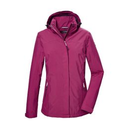 Killtec Outdoorjacke »KOS 26 WMN JCKT« Funktionsjacke: wasser- und winddicht, atmungsaktiv, abnehmbare Kapuze weinrot 36 36 Damen Funktionsjacke...