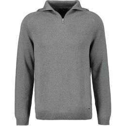 Ragman Troyer Mittelgrau 50 50 Troyer-Pullover