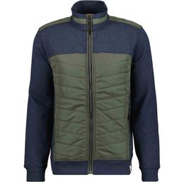 Ragman Sweatjacke Marineblau XXL5456 XXL5456 Cardigan mit Stehkragen