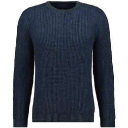 Ragman Rundhalspullover Blau-Gr&uuml;n-731 52 52 Tweed Strickpullover
