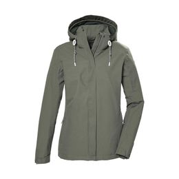 Killtec Outdoorjacke »KOS 61 WMN JCKT« Funktionsjacke: wasser- und winddicht, atmungsaktiv, abnehmbare Kapuze helloliv 46 46 Damen Funktionsjacke...