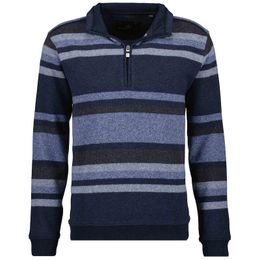 Ragman Sweatshirt Dunkelblau-711 L5052 L5052 Sweatshirt mit Stehkragen