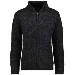 Ragman Strickfleecejacke Schwarz M4850 M4850 Mit warmen Innenfutter