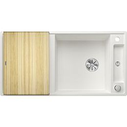 Blanco Axia iii xl 6 s Spüle 523504 100x47cm, PuraDur weiß, reversibel, mit Holzschneidbrett