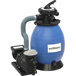 XPOtool Sandfilteranlage 250 W mit 26l Filtertank und selbstansaugender Pumpe 10000 l/h, Sandfilterpumpe, Pool-Pumpe