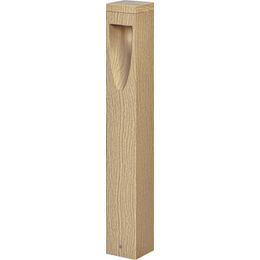 LEDVANCE SMART+ Outdoor WiFi-Wegeleuchte 7,5W, 600lm, Holz, mit warmweißem Licht (3000K) und 16 Mio. Farben, hochwertiges Aluminiumgehäuse, steuerbar per App, kompatibel mit Amazon, Google und Co.
