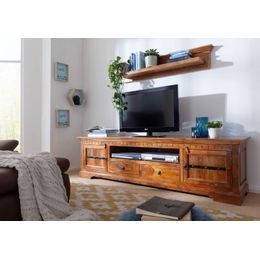TV-Board Akazie 200x45x55 honig lackiert OXFORD #0326