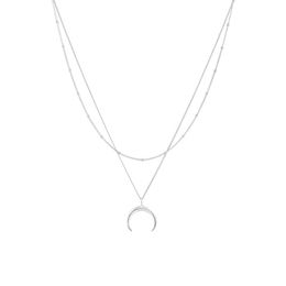 Elli Necklace 'Astro Halbmond' female Silver size 40