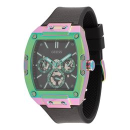Guess Uhr 'Phoenix' Herren Größe One Size grün / orchidee / schwarz / silber
