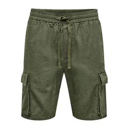 Only & Sons Only & Sons Shorts 'Sinus' Herren Größe 34 dunkelgrün
