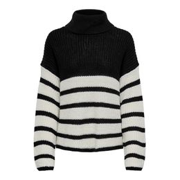 Jacqueline de Yong JDY Pullover 'Justy' Damen Gr&ouml;&szlig;e XXS schwarz / naturwei&szlig;