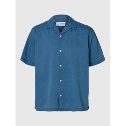 Selected Hemd Herren Gr&ouml;&szlig;e M blue denim