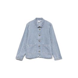 V&eacute;ro Moda VERO MODA Jacke 'VMAmina' Damen Gr&ouml;&szlig;e S blue denim / wei&szlig;