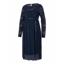 MAMALICIOUS Umstand Kleid 'MIVANA' Damen Größe 38 dunkelblau Winterkleid