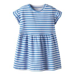name it Kleid 'NMFJOANE' Mädchen Größe 98 azur / weiß