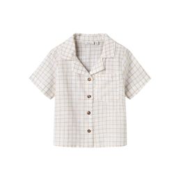 name it Button Up Shirt boy White size 110