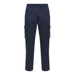 Only & Sons Only & Sons Cargo Pants 'Verj&uuml;ngt' male Blue size XL
