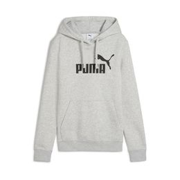 Puma Sweatshirt 'ESS No. 1' Damen Gr&ouml;&szlig;e XS hellgrau / schwarz