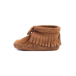 Minnetonka Slippers kids Brown size 17