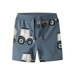 name it Shorts 'NMMJame' Jungen Gr&ouml;&szlig;e 110 saphir / greige / schwarz / wei&szlig;