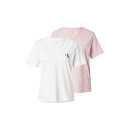 Calvin Klein Jeans Shirt female Pink, White size L